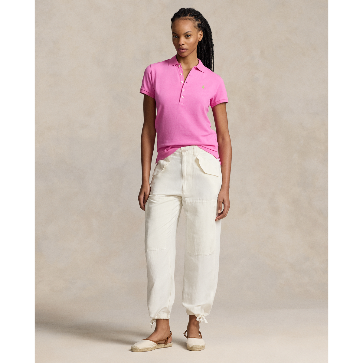 RALPH LAUREN Slim Fit Stretch Polo Shirt